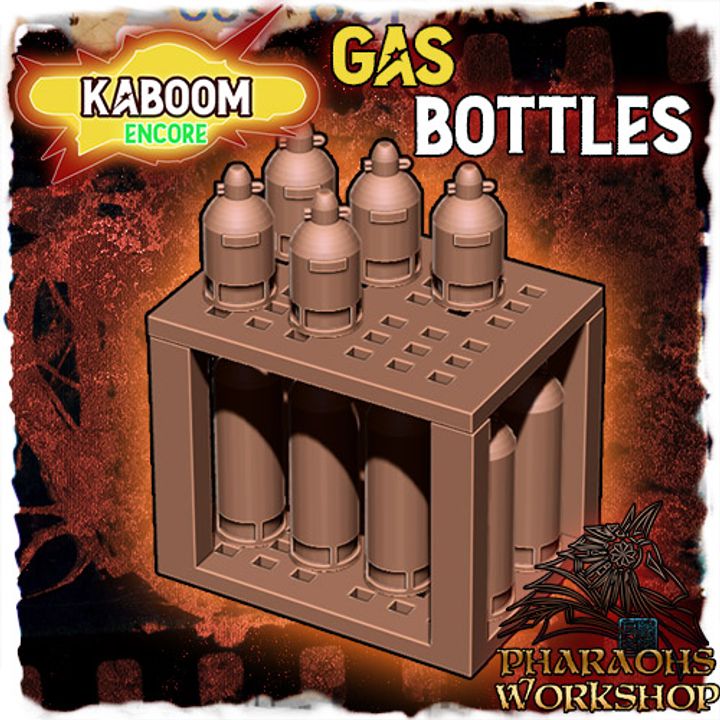 3D Printable Kaboom Gas Station - full project by Pharaoh's Workshop